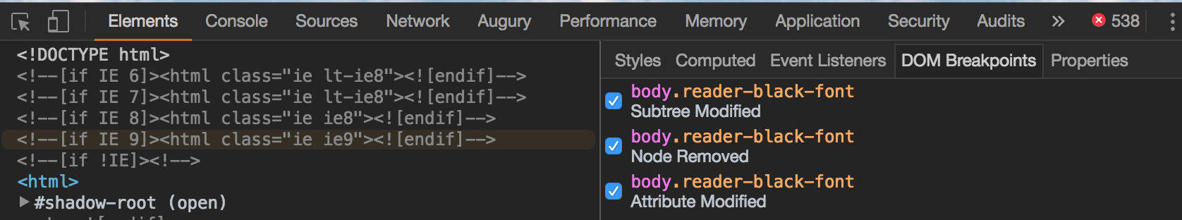 Chrome开发者工具之elements&console面板使用总结 | 十年一刻